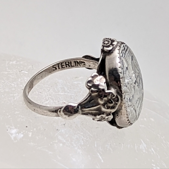 Jewelry | Rare Vintage Sterling Silver Chinese Rickshaw Intaglio Ring ...